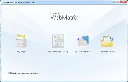 Microsoft launches free web development tool WebMatrix [Screenshots]
